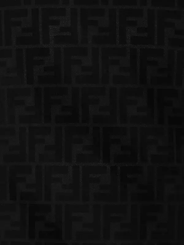 Fendi Ff Motif Velvet T-shirt