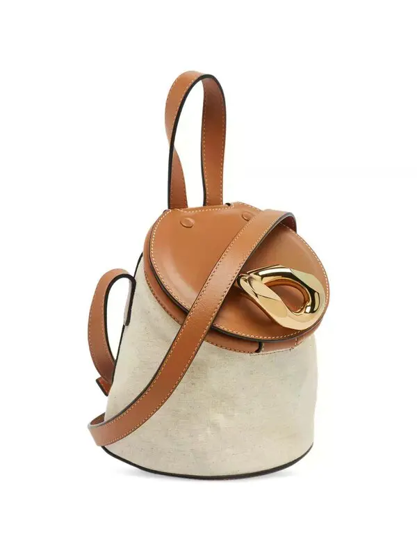 JW Anderson Lid Leather-harness Bucket Bag