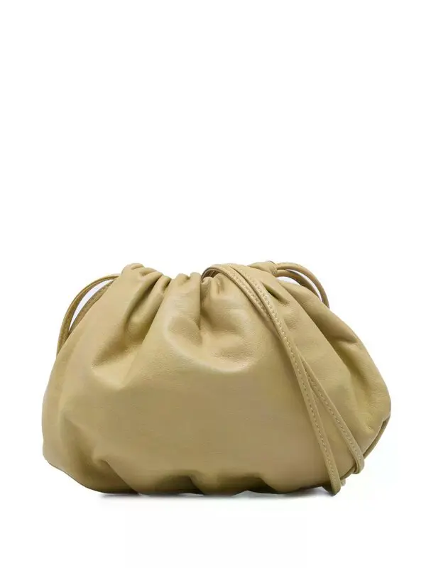 Bottega Veneta Lambskin The Mini Pouch Crossbody Bag - Neutrals
