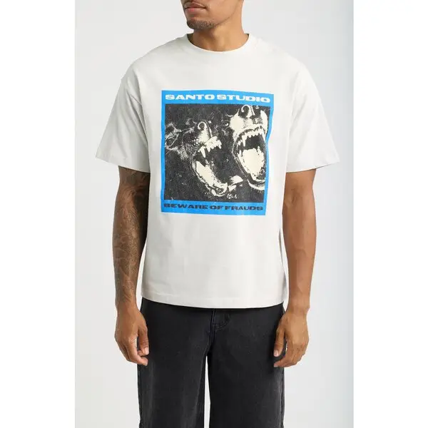 SANTO STUDIO Beware Of Frauds Graphic T-shirt