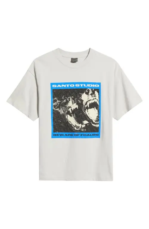 SANTO STUDIO Beware Of Frauds Graphic T-shirt