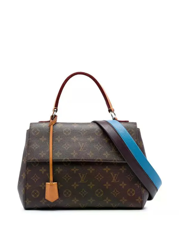 LOUIS VUITTON 2017 Monogram Cluny Mm Satchel - Brown