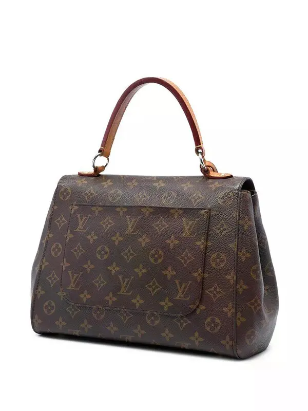 LOUIS VUITTON 2017 Monogram Cluny Mm Satchel - Brown