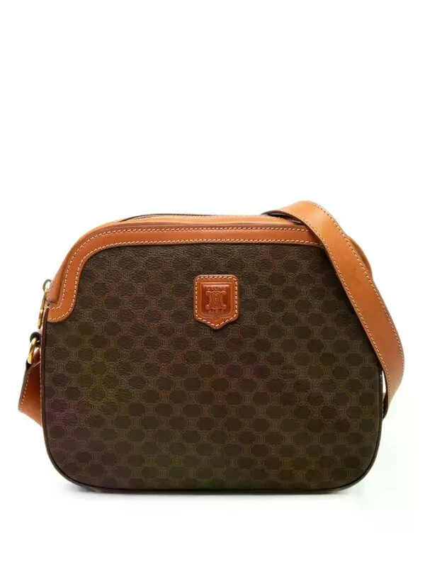 Celine Macadam Coated Canvas Crossbody Bag