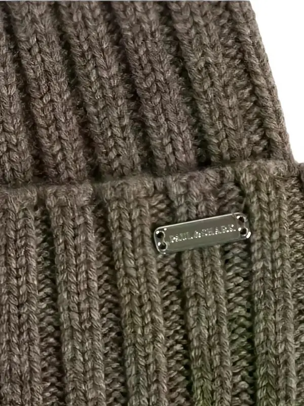 Paul & Shark Ribbed-knit Beanie Hat