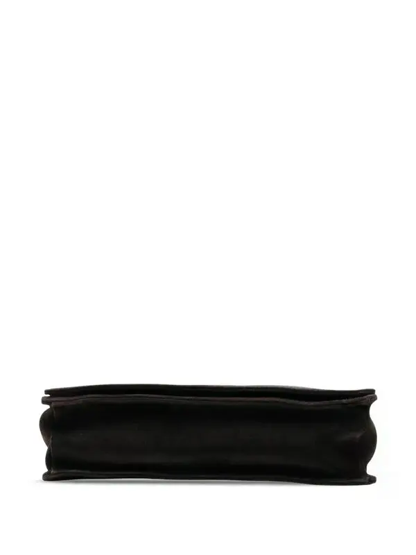 Gucci Suede Bamboo Handbag