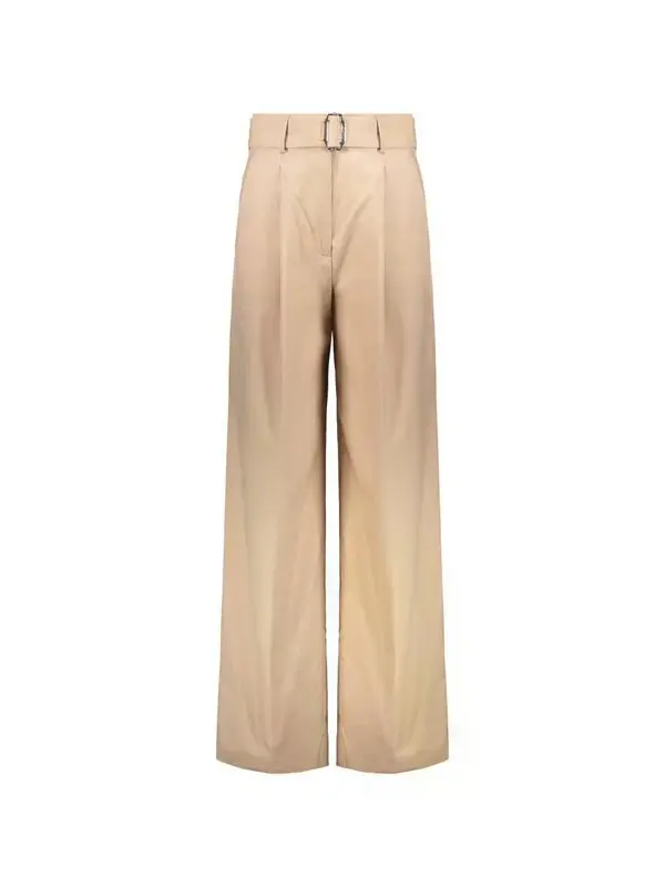 MOORER Belted Wide-leg Trousers