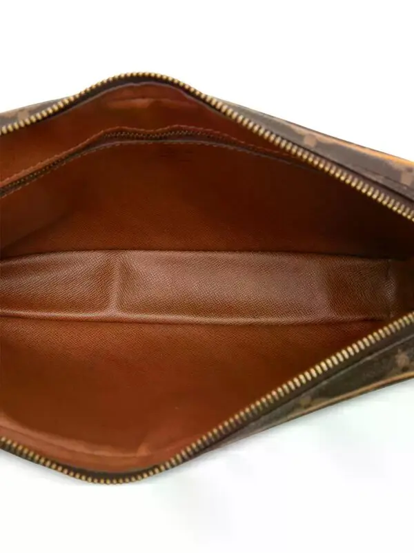 LOUIS VUITTON 1998 Monogram Marly Dragonne Gm Clutch Bag