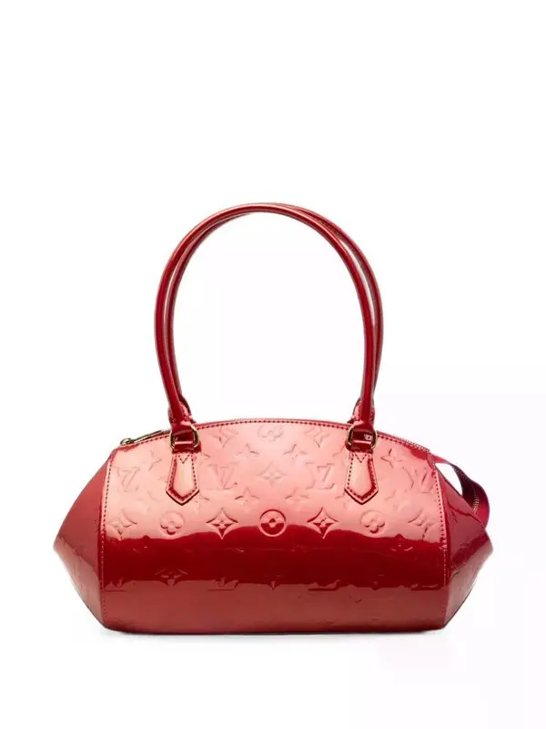 LOUIS VUITTON Monogram Vernis Sherwood Pm Shoulder Bag - Red