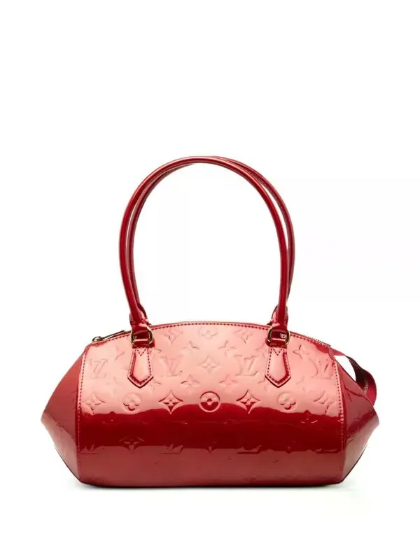 LOUIS VUITTON Monogram Vernis Sherwood Pm Shoulder Bag - Red