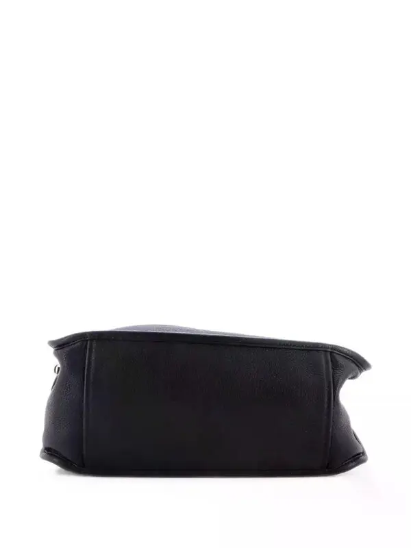 Prada Logo Strap Leather Medium Hobo Bag