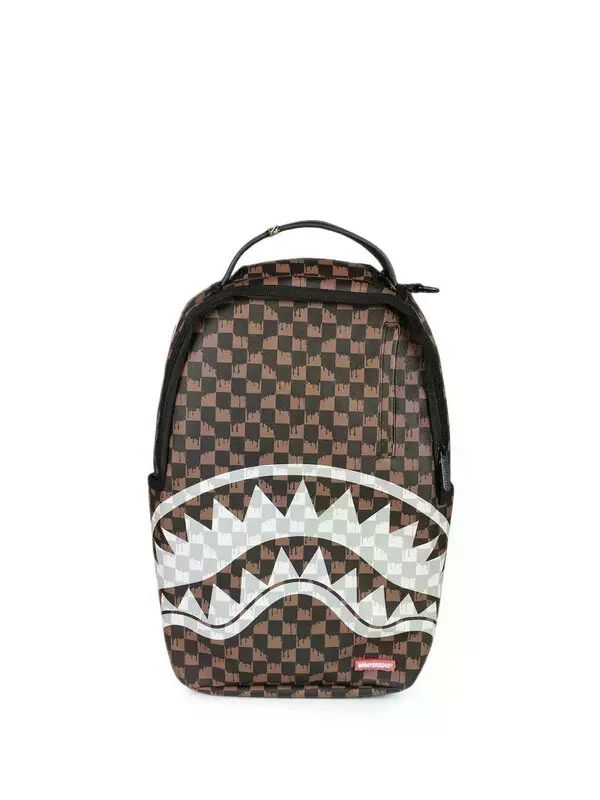 SPRAYGROUND Paris Fang Check-print Shark Mouth Backpack