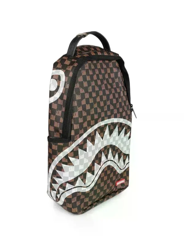 SPRAYGROUND Paris Fang Check-print Shark Mouth Backpack