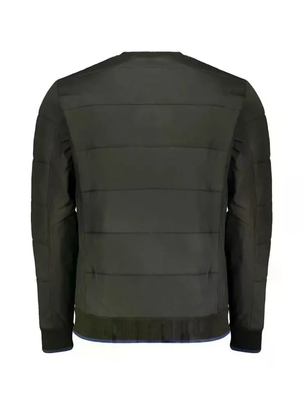 MOORER Quilted Crew Neck Sweater