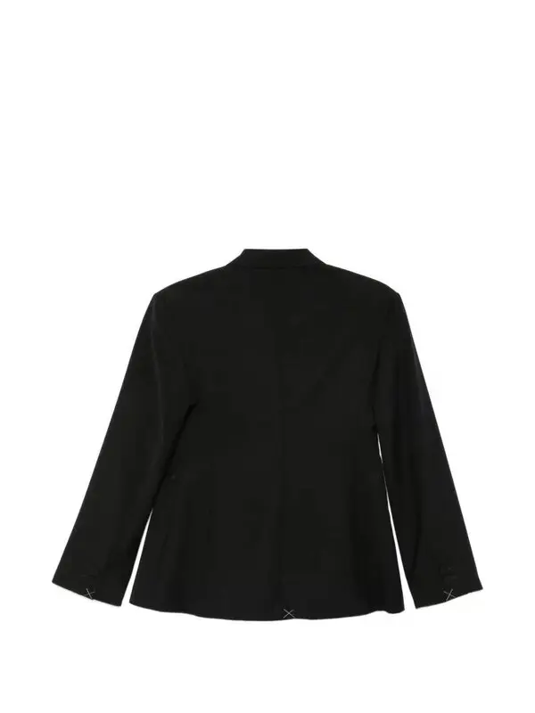 WALES BONNER Double-breasted Peak Lapel Blazer