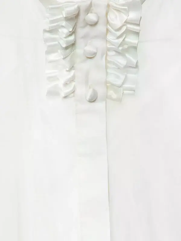 Just Cavalli Ruffled Organza Blouse
