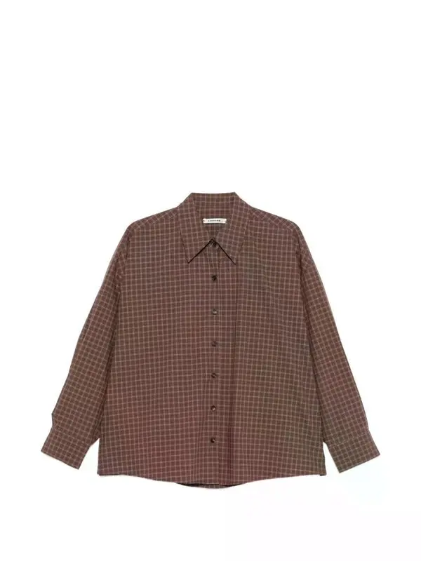 CORDERA Check-pattern Button-fastening Shirt