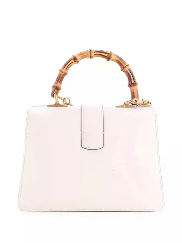Gucci Dionysus Bamboo Top Handle Bag Colorblock Leather Medium Satchel - Blue