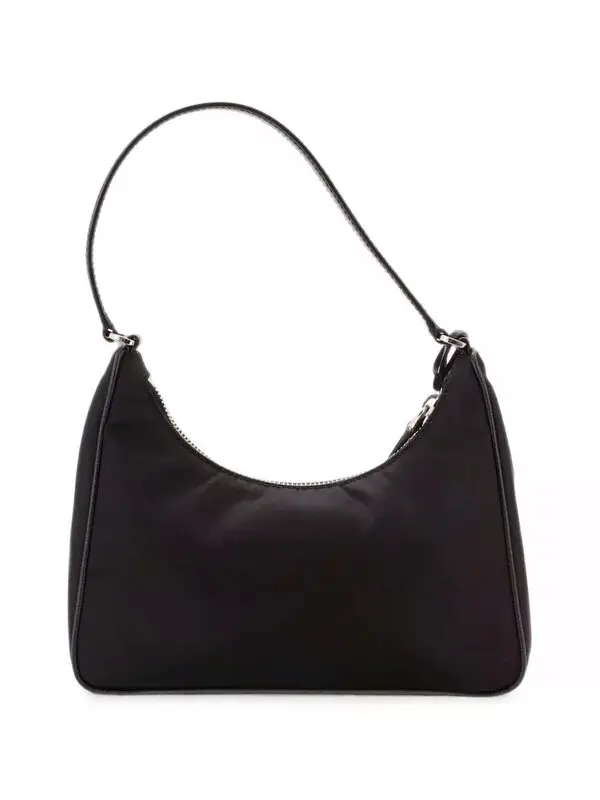 Prada Re-edition 2005 Tessuto With Saffiano Leather Mini Hobo Bag