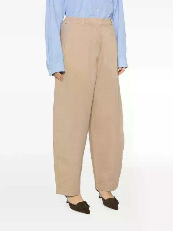 CORDERA Elasticated-waistband Tapered Trousers