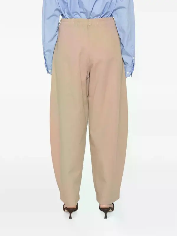 CORDERA Elasticated-waistband Tapered Trousers