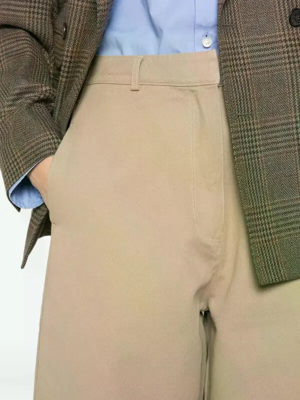 CORDERA Elasticated-waistband Tapered Trousers