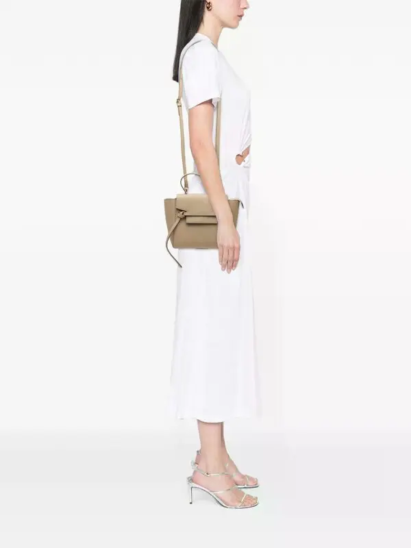 Celine Grained Calfskin Belt Bag Satchel - Neutrals