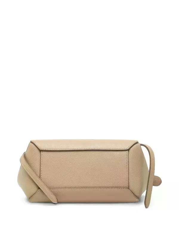 Celine Grained Calfskin Belt Bag Satchel - Neutrals
