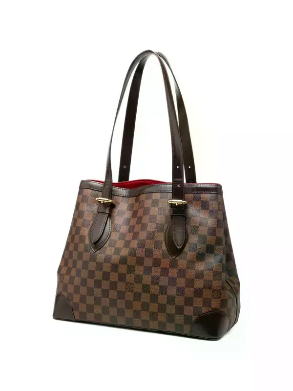 LOUIS VUITTON Damier Ebene Hampstead Mm Tote Bag