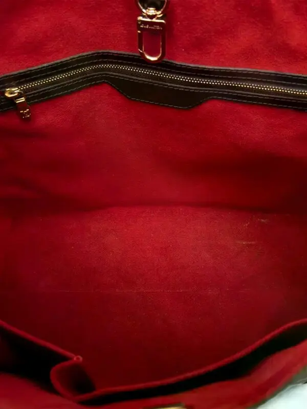LOUIS VUITTON Damier Ebene Hampstead Mm Tote Bag