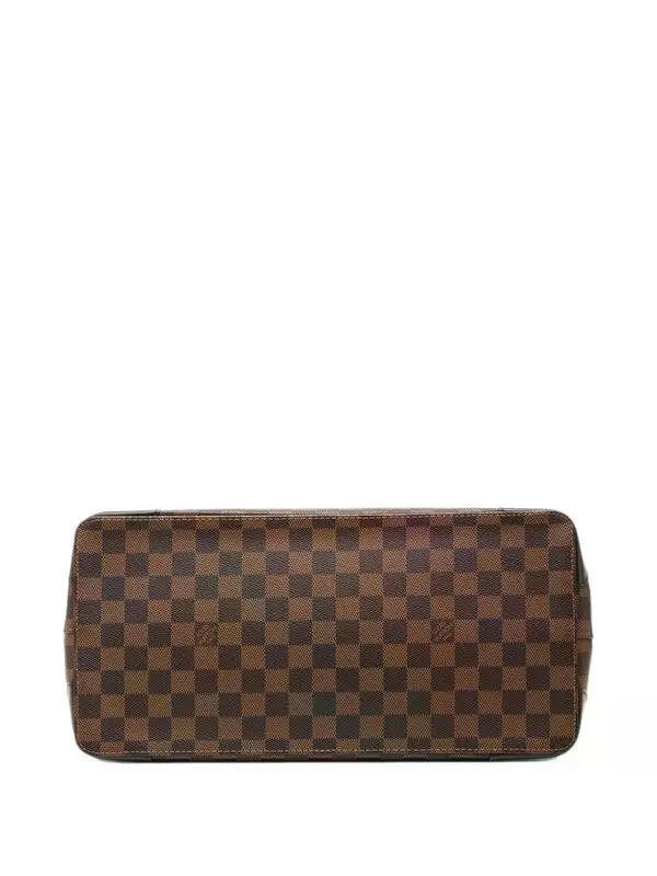 LOUIS VUITTON Damier Ebene Hampstead Mm Tote Bag - Brown