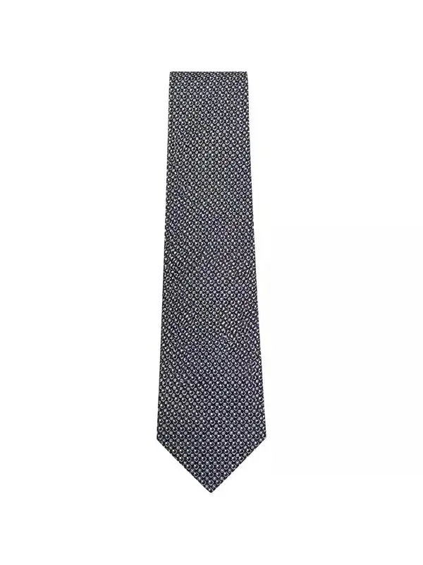 TOMBOLINI Geometric-pattern Tie - Blue