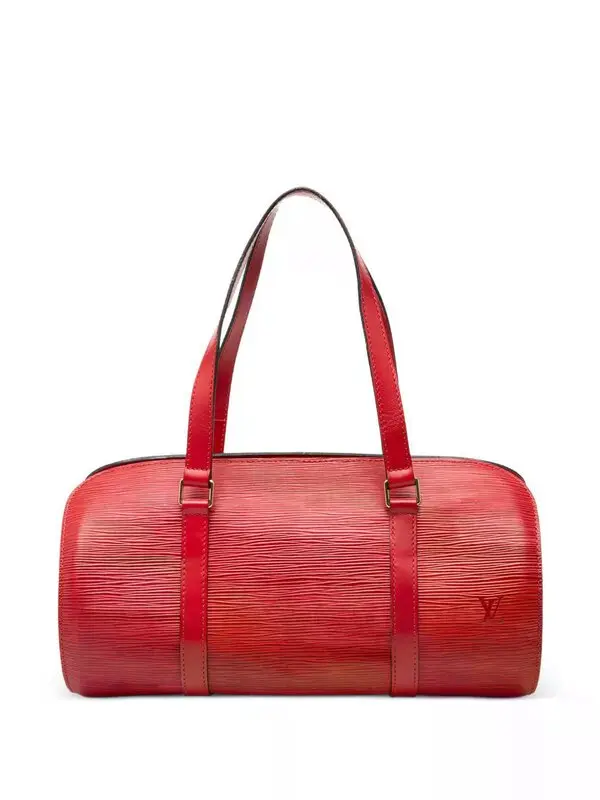 LOUIS VUITTON Epi Soufflot Handbag - Red