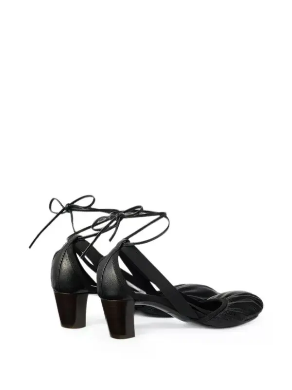 LEMAIRE 55mm Pedille Heeled Ballerinas In Goat Leather
