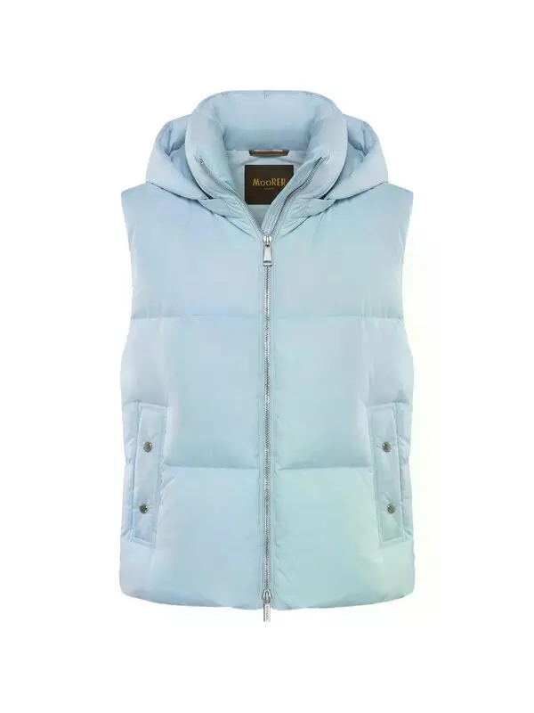 MOORER Quilted Hooded Gilet