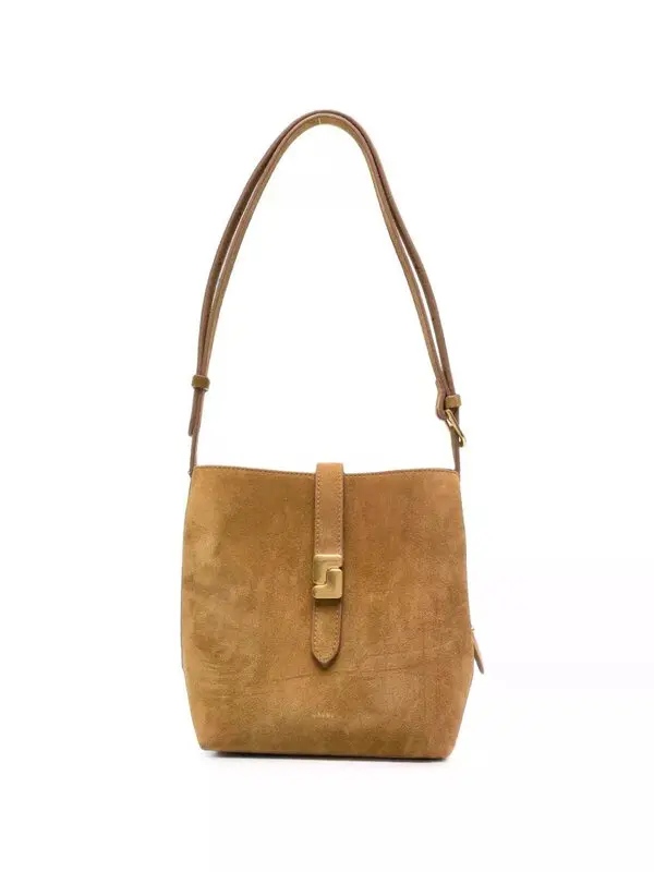 Soeur Mini Bello Suede Shoulder Bag - Neutrals