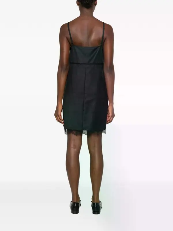 TELA Lace-trim Slip Mini Dress