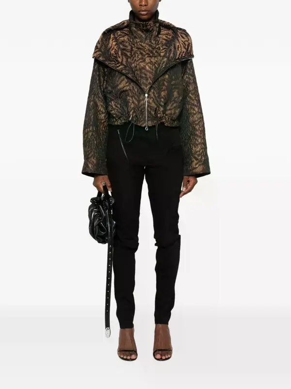 KIKO KOSTADINOV Tiger-pattern Hooded Jacket