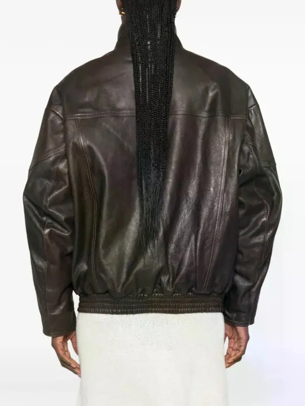 SALVATORE SANTORO Zip-cuff Leather Jacket