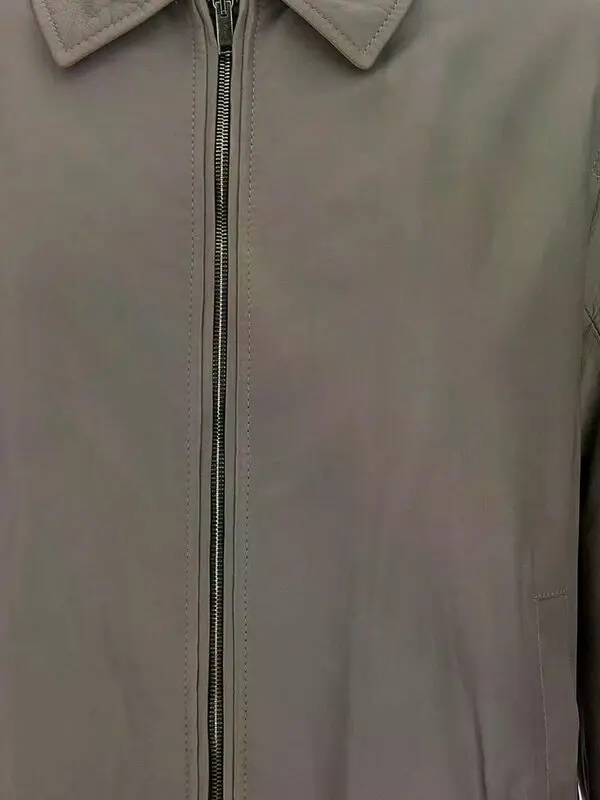 VOLFAGLI FIRENZE Angioino Leather Zip-up Jacket