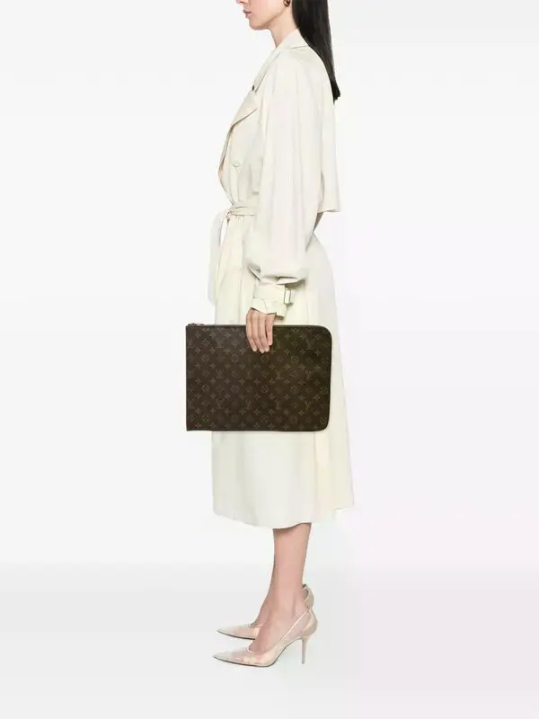 LOUIS VUITTON Monogram Canvas Business Portfolio - Brown