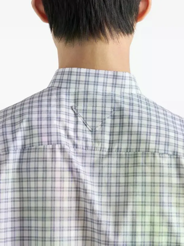 Prada Check-pattern Pocket Shirt