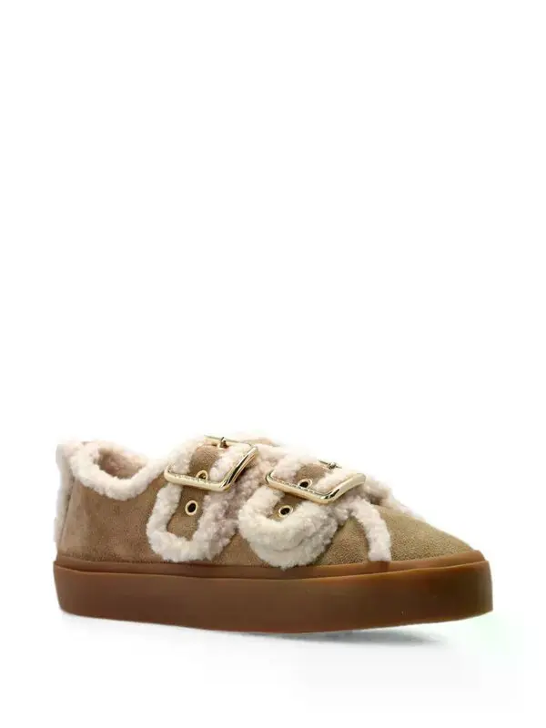 Inuikii Shearling-trim Buckle Trainers