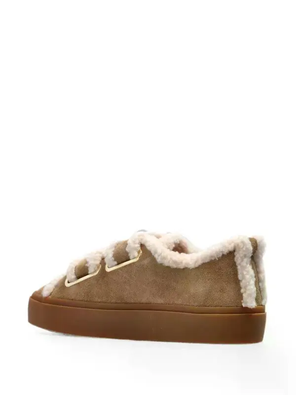 Inuikii Shearling-trim Buckle Trainers