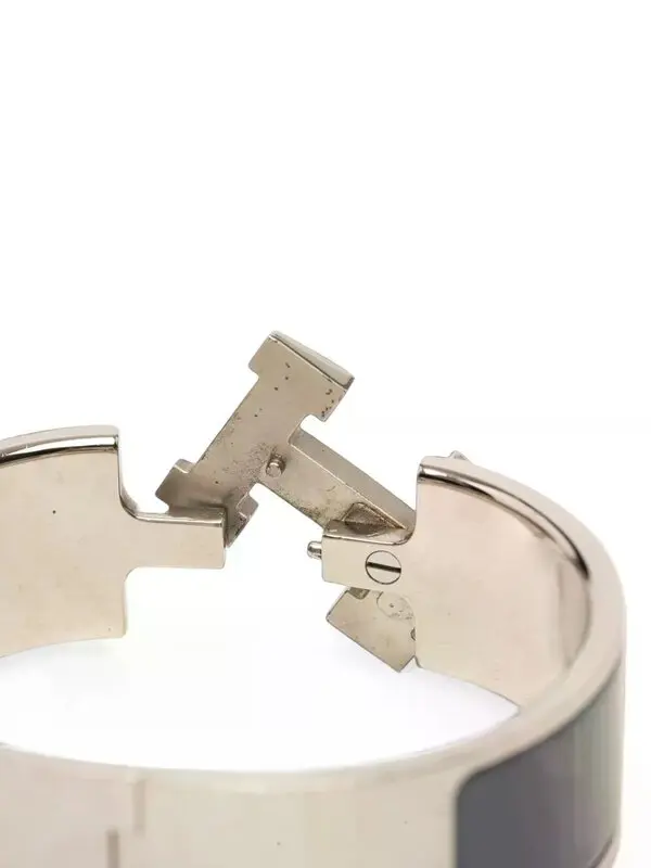 Hermès Wide Enamel Clic Clac H Bracelet Pm Costume Bracelet