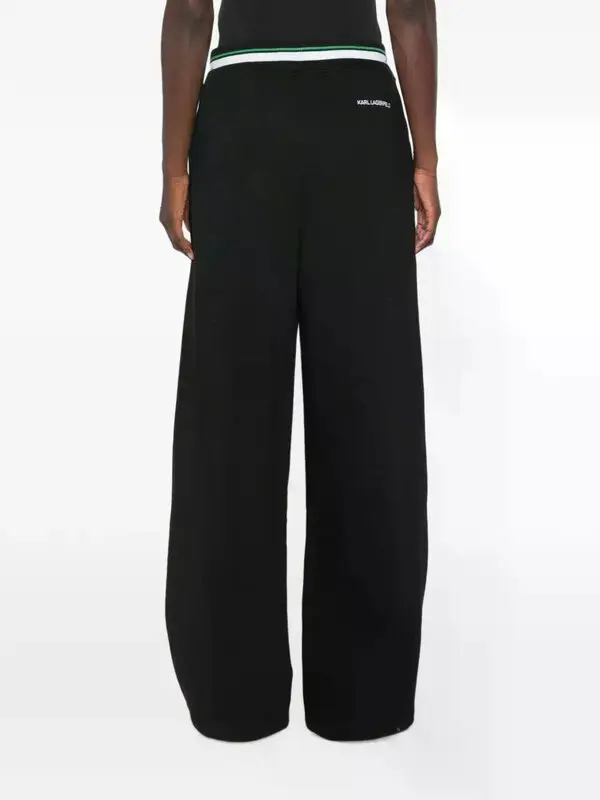 Karl Lagerfeld Ikon Wide-leg Track Pants
