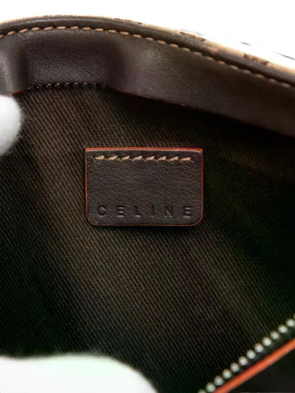 Celine Macadam Canvas Double Pocket Belt Bag - Neutrals