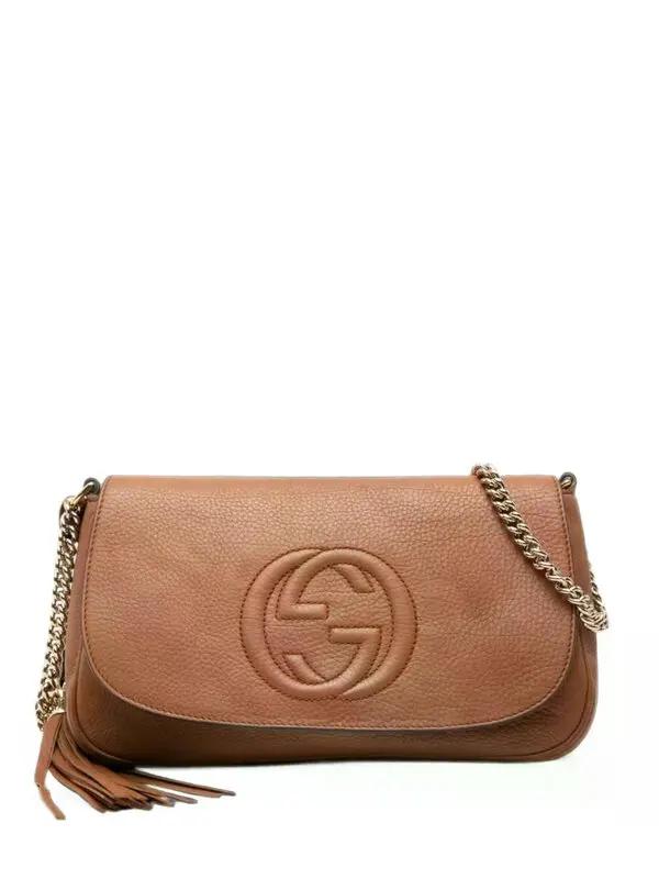 Gucci Soho Chain Flap Crossbody Bag