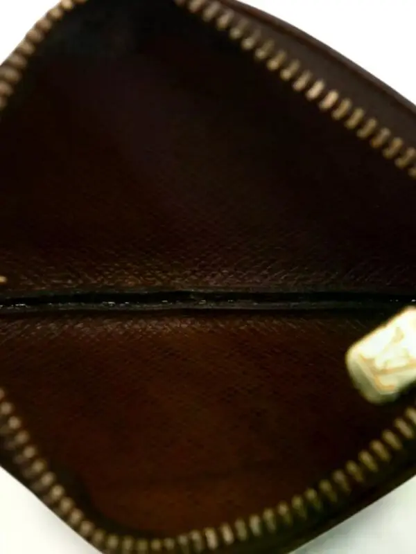 LOUIS VUITTON 2001 Monogram Key Pouch Coin Pouch