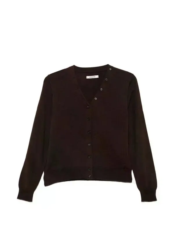 CORDERA V-neck Long-sleeve Cardigan